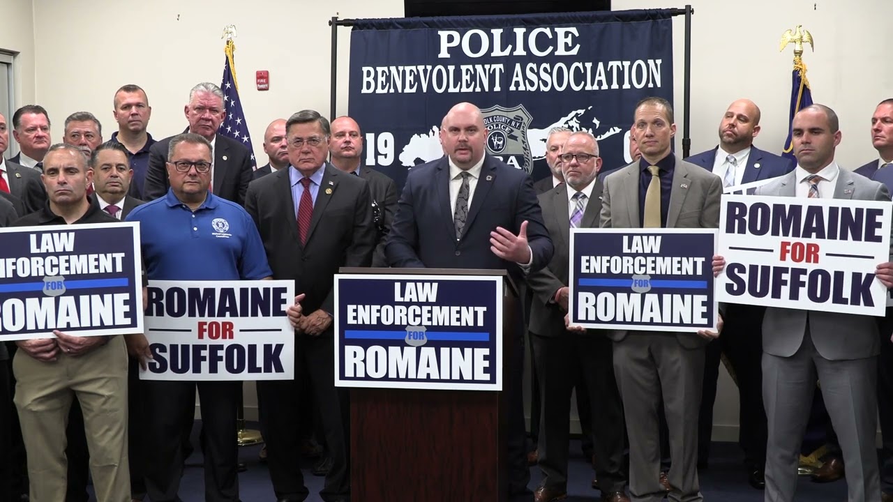 Coalition of law enforcement endorsement of Ed Romaine for County Executive