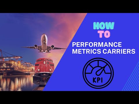 KPI Service Performance Indicators for your Selected Carriers ...