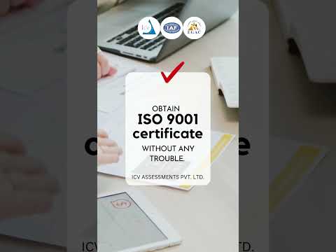 Get ISO 9001 certification