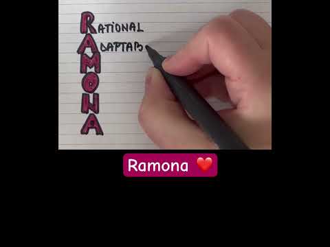 Meaning of the name RAMONA #meaning #name #ramona