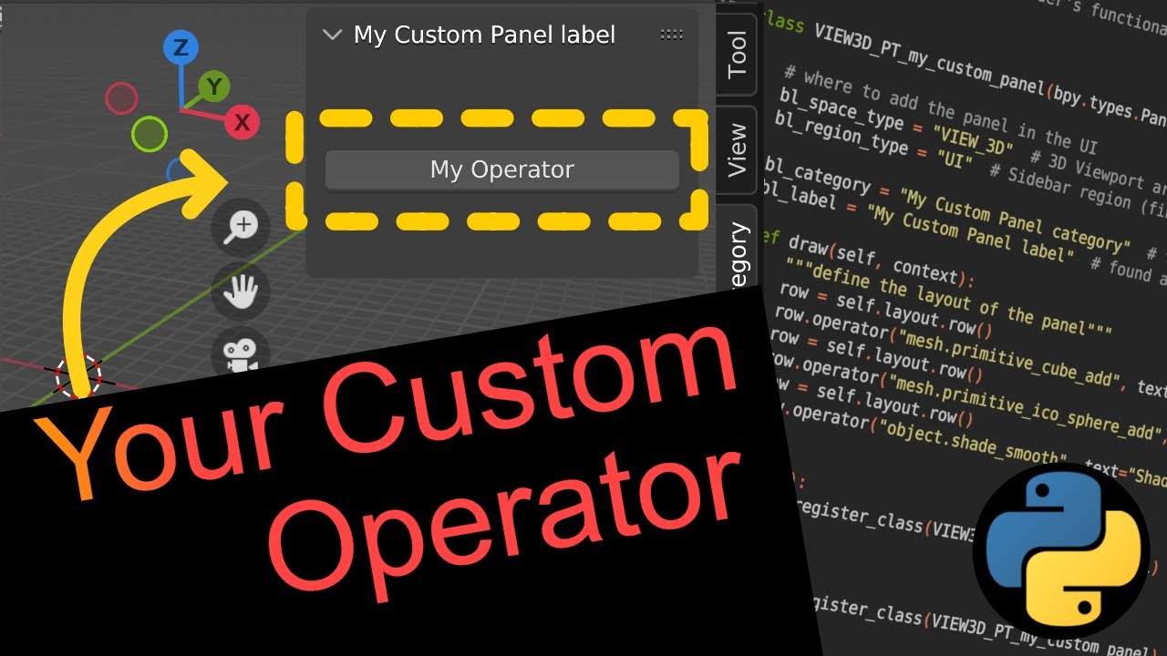 Blender Python scripting: Creating custom operators from scratch