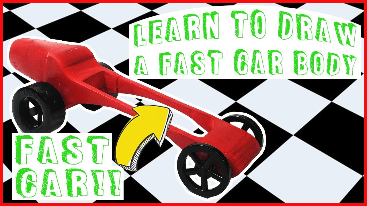 How to draw a fast Co2 Car  |  how to design my car body