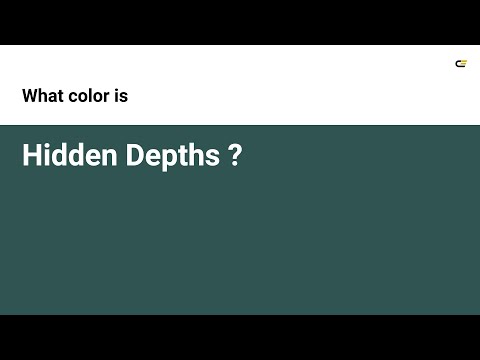 Hidden Depths color #305451 hex color - Grey color - Warm color 305451