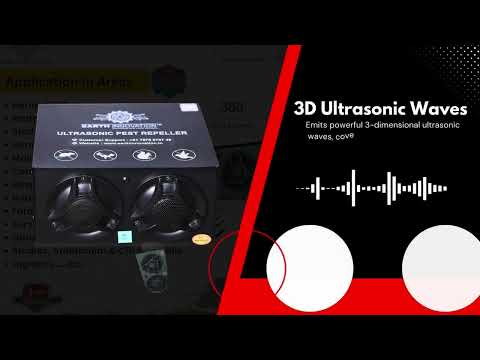 STRONG WAVE Ultrasound Rat Repellent Ultrasonic Sound Machine for Rat ...