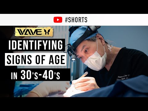 Identifying the signs of AGING for patients aged 30 and 40 #Shorts #Aging | Wave Plastic Surgery