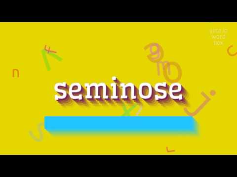 SEMINOSE - HOW TO PRONOUNCE IT? #seminose
