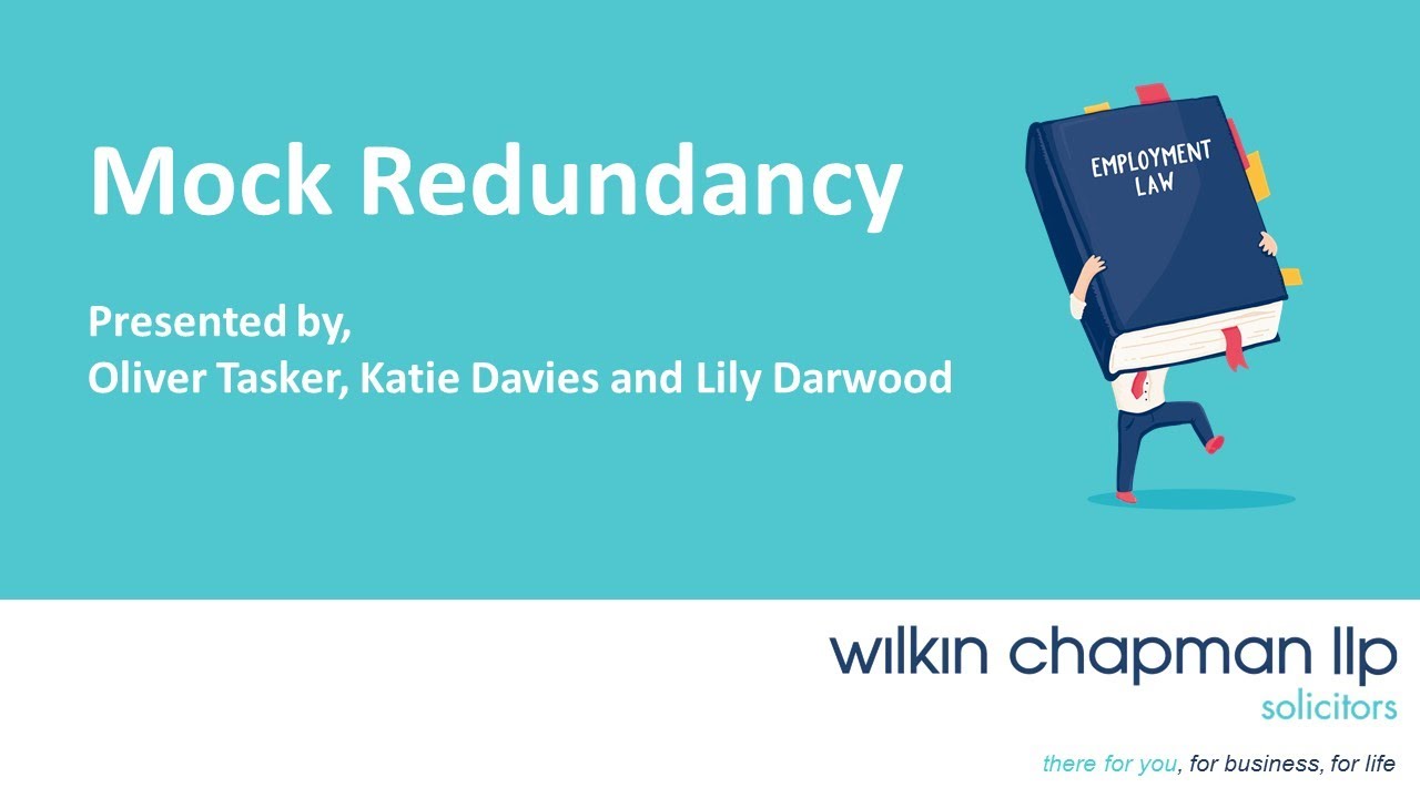 Mock Redundancy webinar