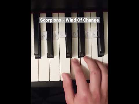 Scorpions - Wind Of Change - piano tutorial # 2