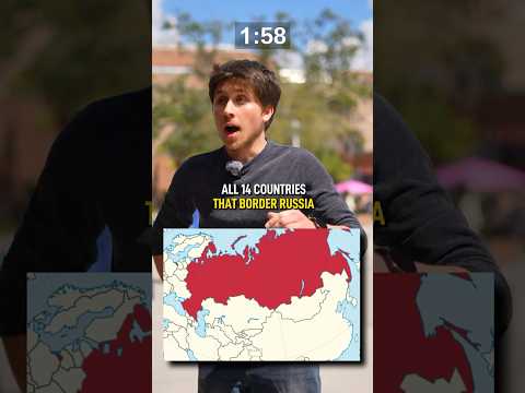 Name All 14 Countries That Border Russia
