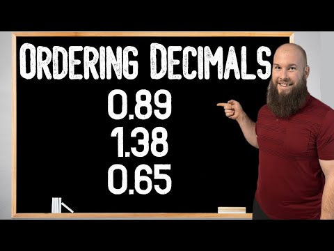 Ordering Decimals From Least To Greatest | How To Order Decimals Least To Greatest