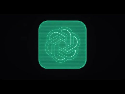 Mesmerizing Holographic ChatGPT Logo Spin 4K Loop | Motion Graphics template - Envato elements