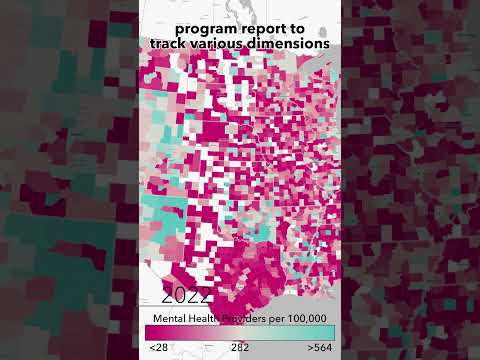 Is mental healthcare access improving in the US?