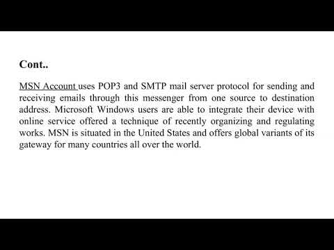 Simple Steps To Create or Sign-in Your MSN Account