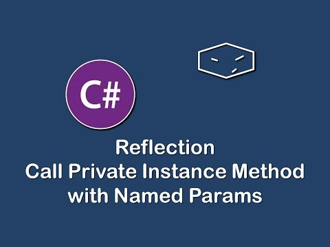 Learn call private instance method with named params using reflection in c - Mind Luster