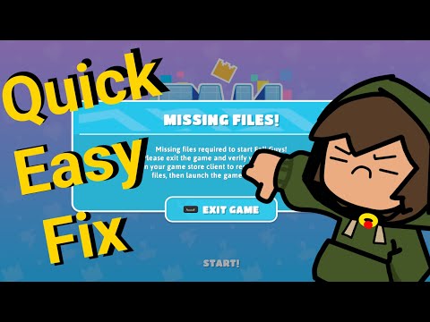 Fix Fall Guys Missing Files 2024 if others dont work