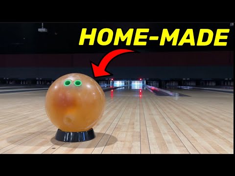 I bowled with a HOME-MADE Bowling Ball
