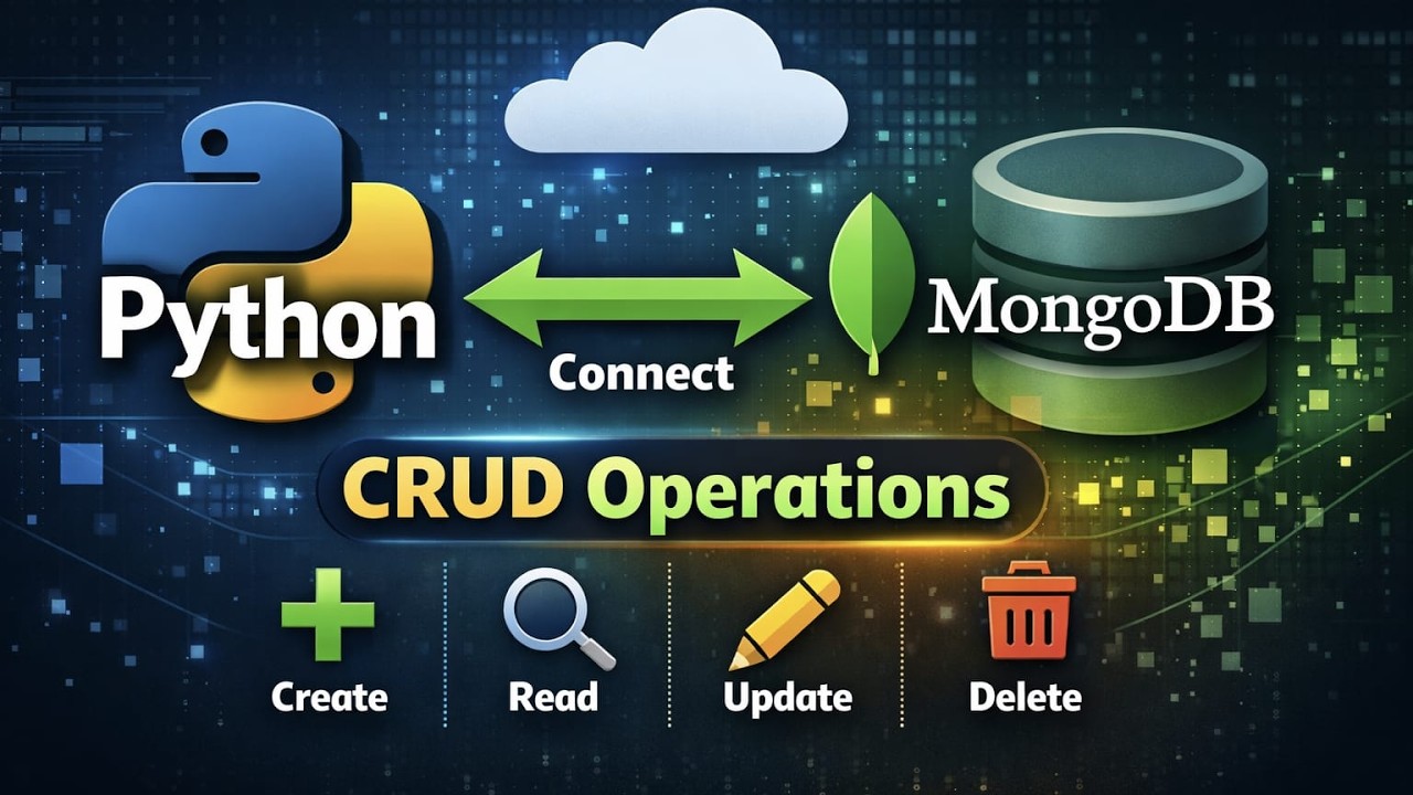 How to connect Python with MongoDB | #python #mongoDB #coding #database #crudoperations #nosql