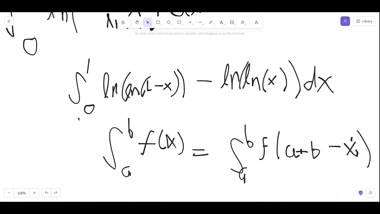 A double logarithm integral