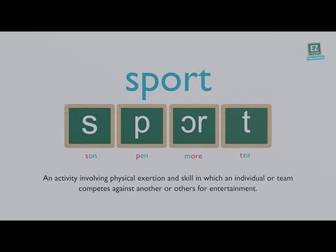 How to pronounce sport ?
