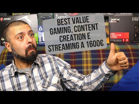 BEST VALUE BUILD per Gaming, Content Creation e Streaming a 1600 Euro!