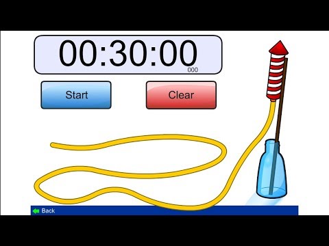 #252 30 Minute Alarm Clock 30 Minute Rocket Alarm Clock