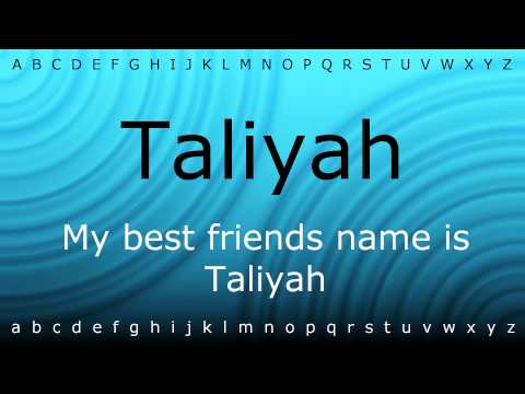 How to say 'Taliyah' with Zira.mp4