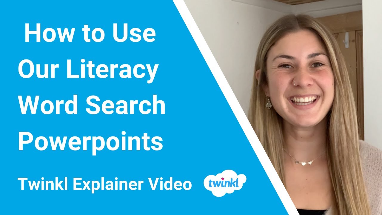 How to Use Our Literacy Word Search Powerpoints