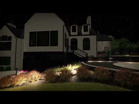 Wells Ferry Landscaping Night time
