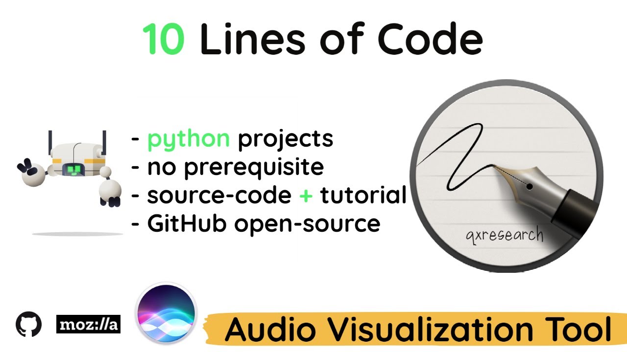 Audio Visualization Tool Python | #qxresearch #python