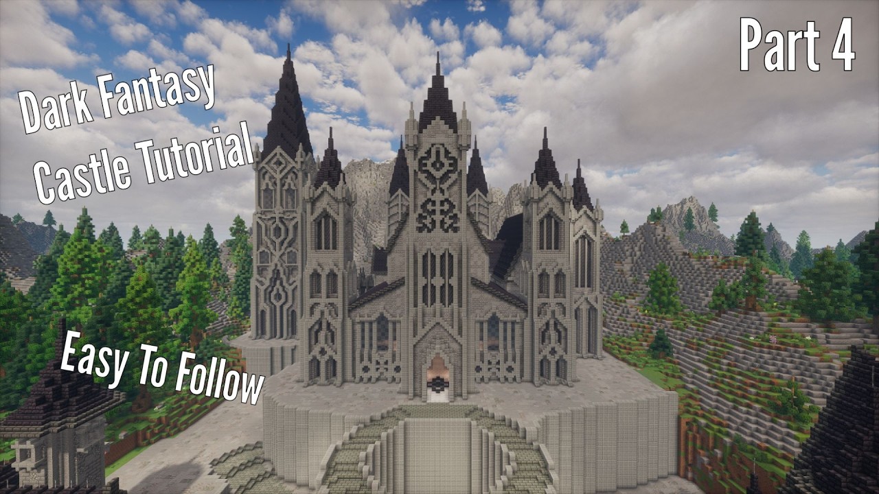 Minecraft Dark Fantasy Castle Tutorial Part 4