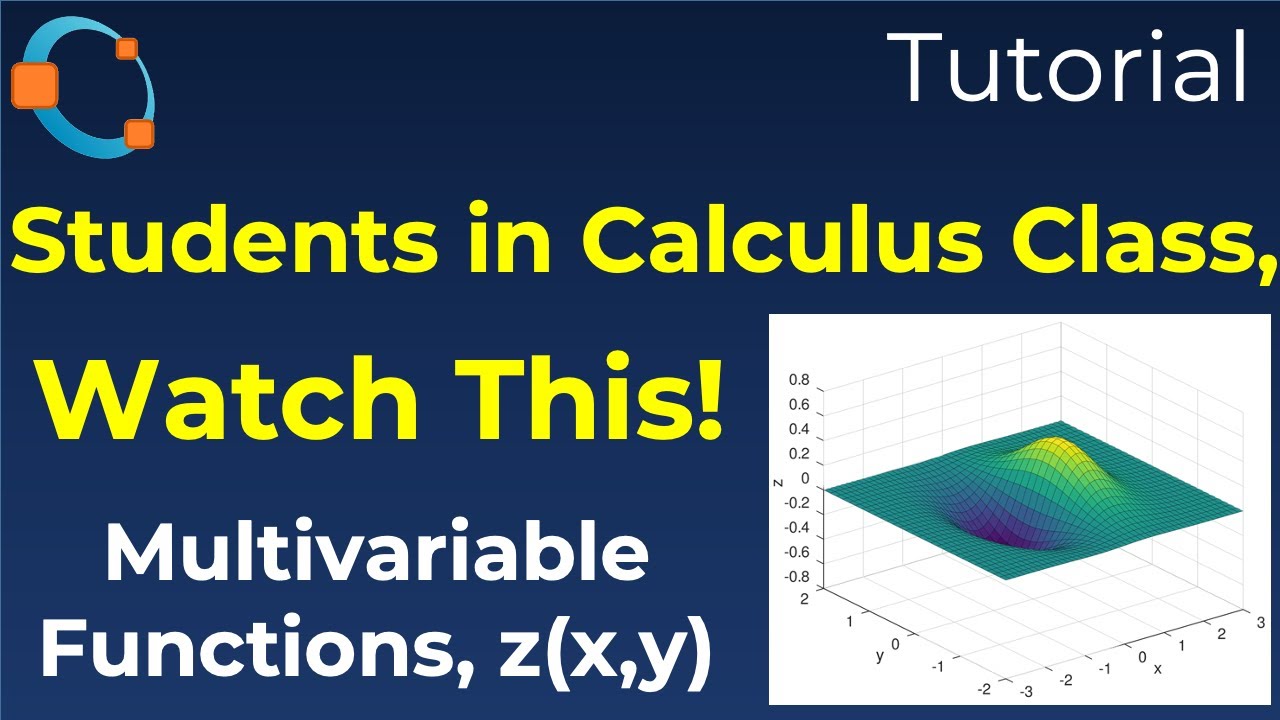 Plot Multivariable Functions in GNU Octave and Matlab (Students in Calculus Class! Watch This!)