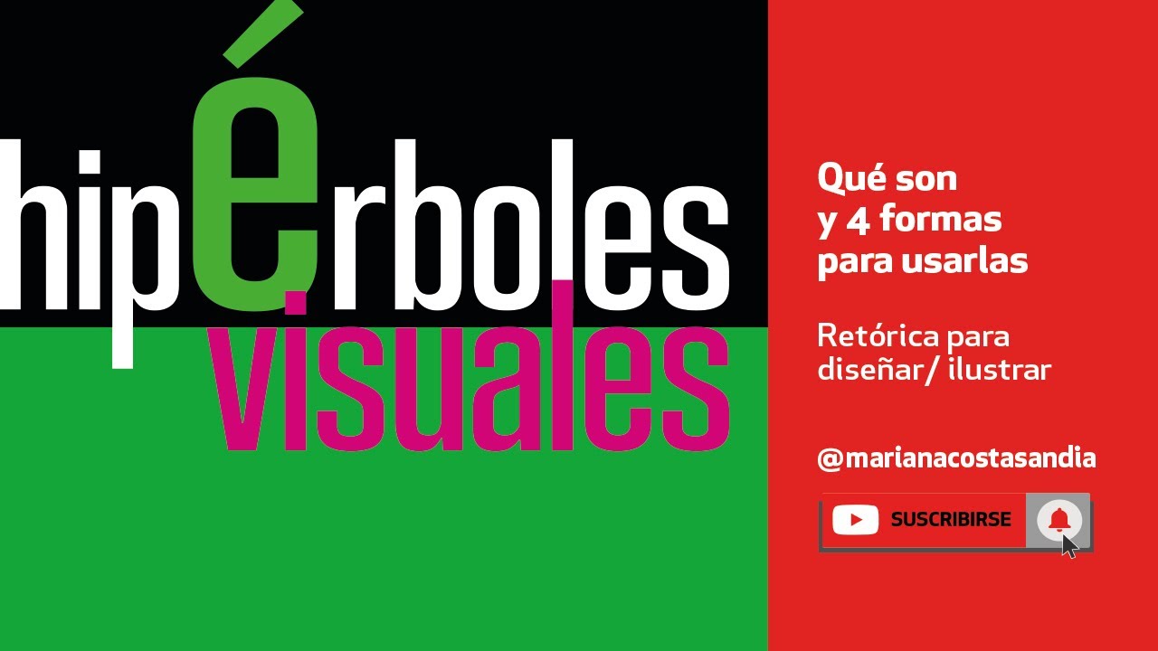 Cómo usar la retórica visual: HIPÉRBOLES👍 4 formas para diseño🍉ilustración