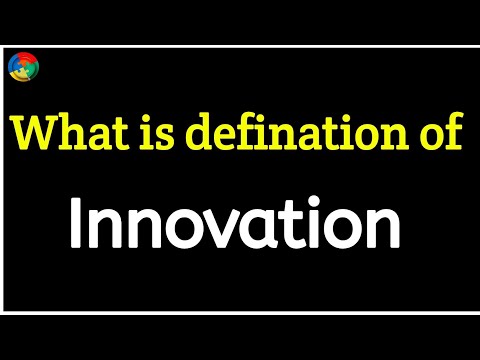 || what is the definition of " Innovation " || Definition in english language ||