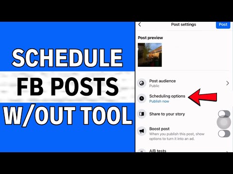 How to Schedule Facebook Posts Without a Tool on Mobile