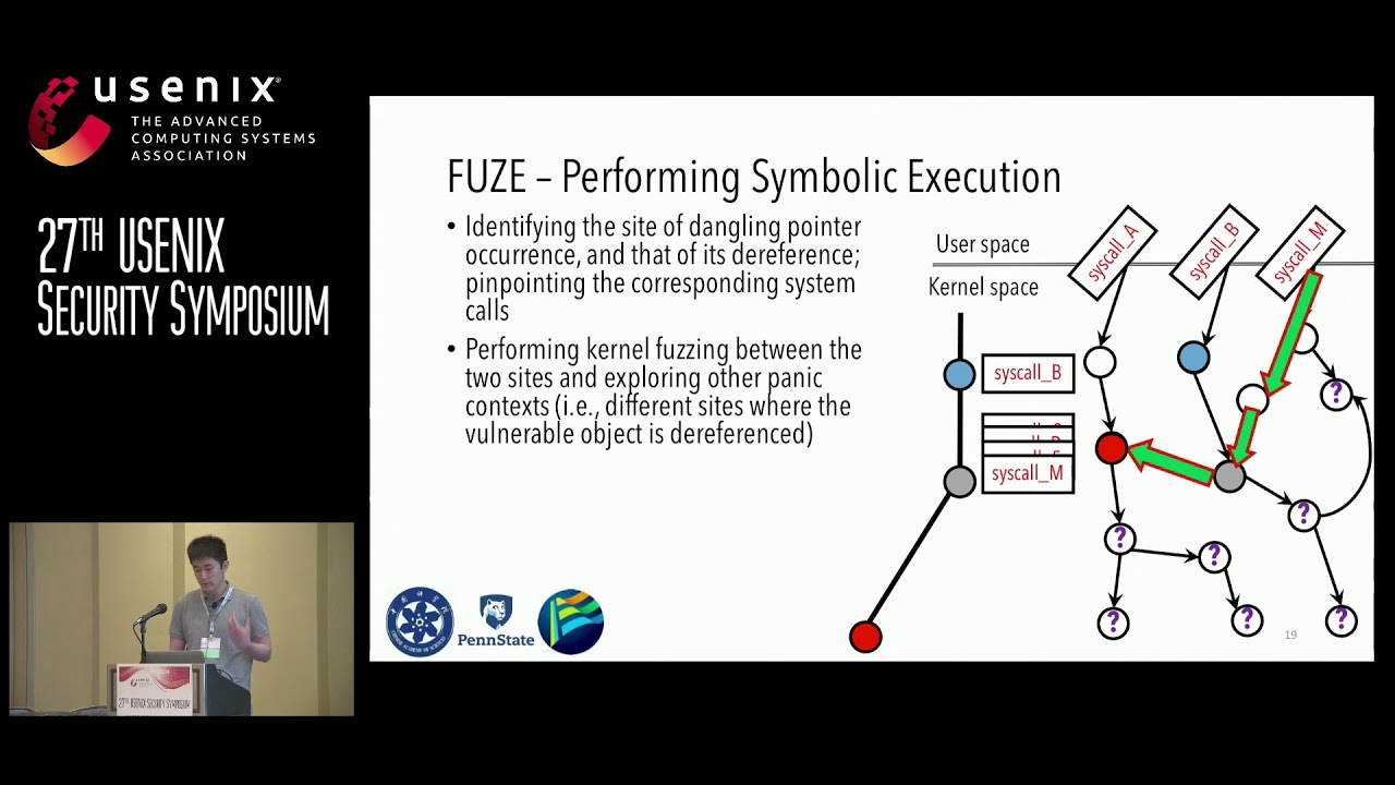 USENIX Security '18 - FUZE: Towards Facilitating Exploit Generation for Kernel UAF Vulnerabilities