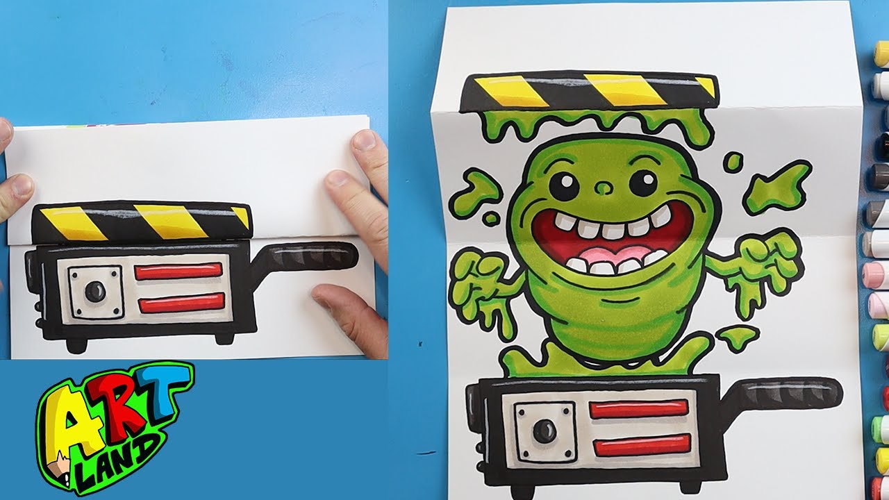 How to Draw a GHOSTBUSTERS SURPRISE FOLD