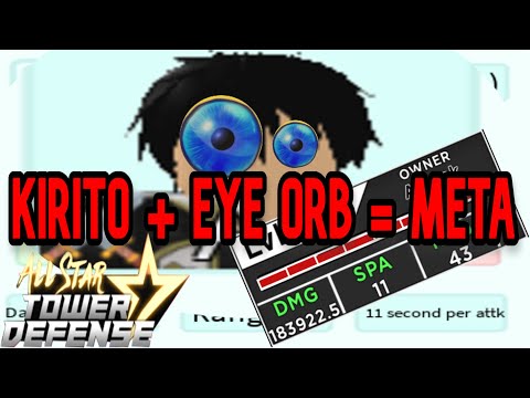 [RIP GOKU 6 STAR] Kirito 6 Star + Blue Eye Orb = THE NEW META! All Star Tower Defense