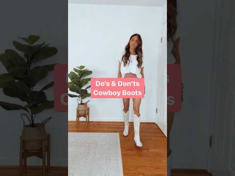 How to Style Cowboy Boots | How to wear cowboy boots | Cowboy boots outfit ideas #stylingtips #style