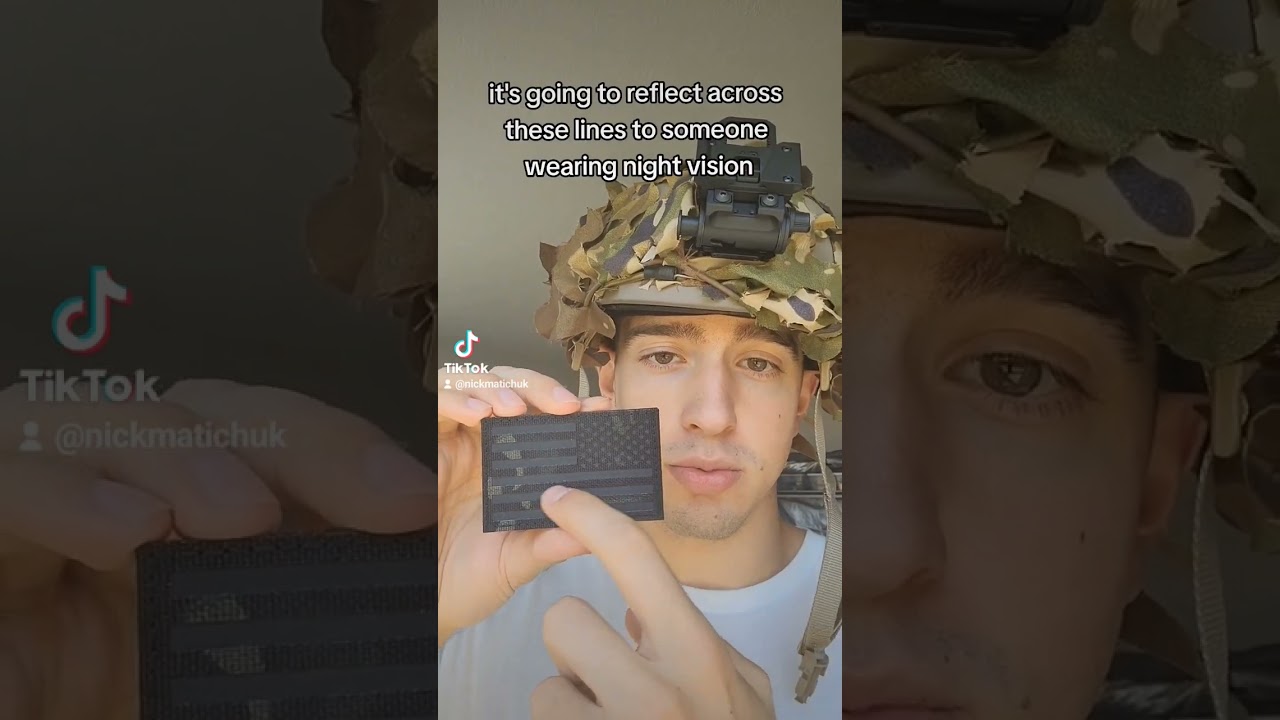 Not A Normal Patch #shorts #nightvision #americanflag #military