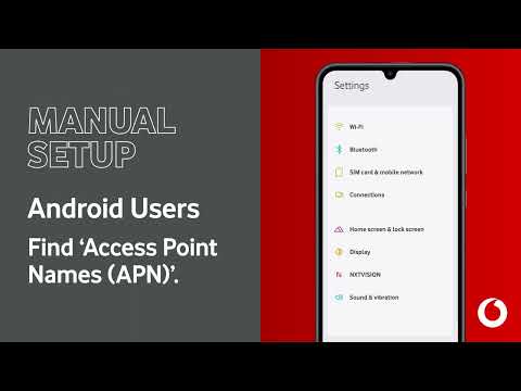 Vodafone APN Setup