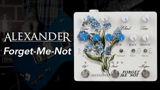 Alexander Pedals Forget Me Not Stereo Multi-Tap Delay Pedal - Andertons ...