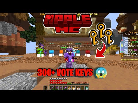 I Opened 300+ Vote Keys In Apple Mc Deadliest Lifesteal Server