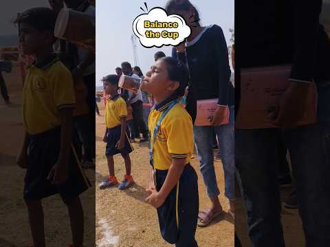 Balance the Cup Game Preschool ๐ก๐ โช๐ข| Sports Day fun games for preschool๐ฅ| #seniorkggamespreschool ๐