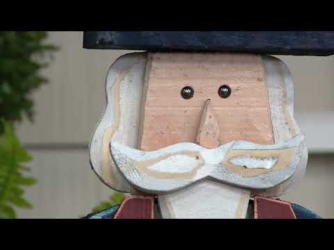 Plow & Hearth Wooden Uncle Sam Decoration on QVC