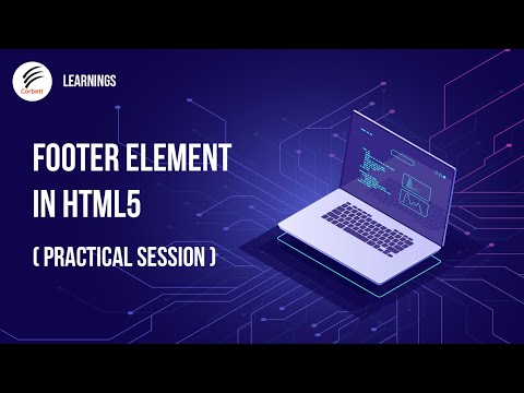 Footer Element in HTML5 | HTML 5 Beginner to Advanced || #learnings #corbettinc