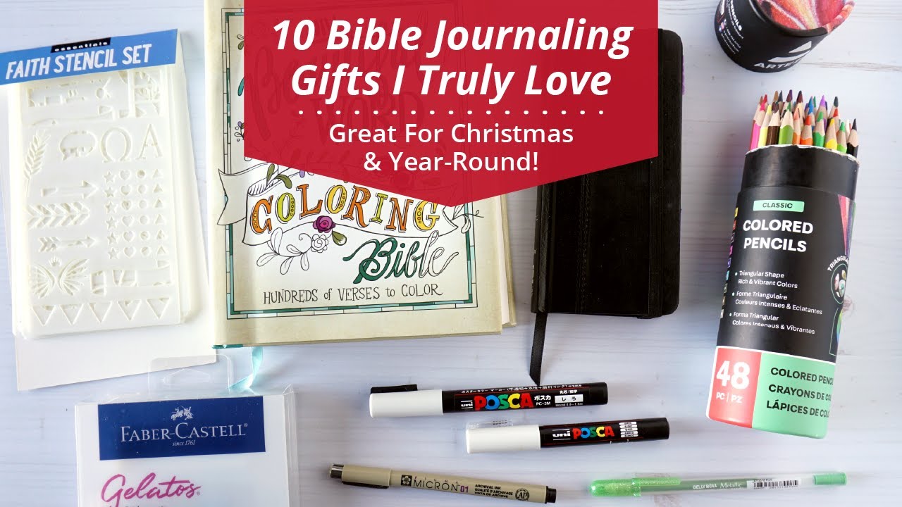 10 Bible Journaling Gifts I Truly Love ~ Great for Christmas and Year-Round