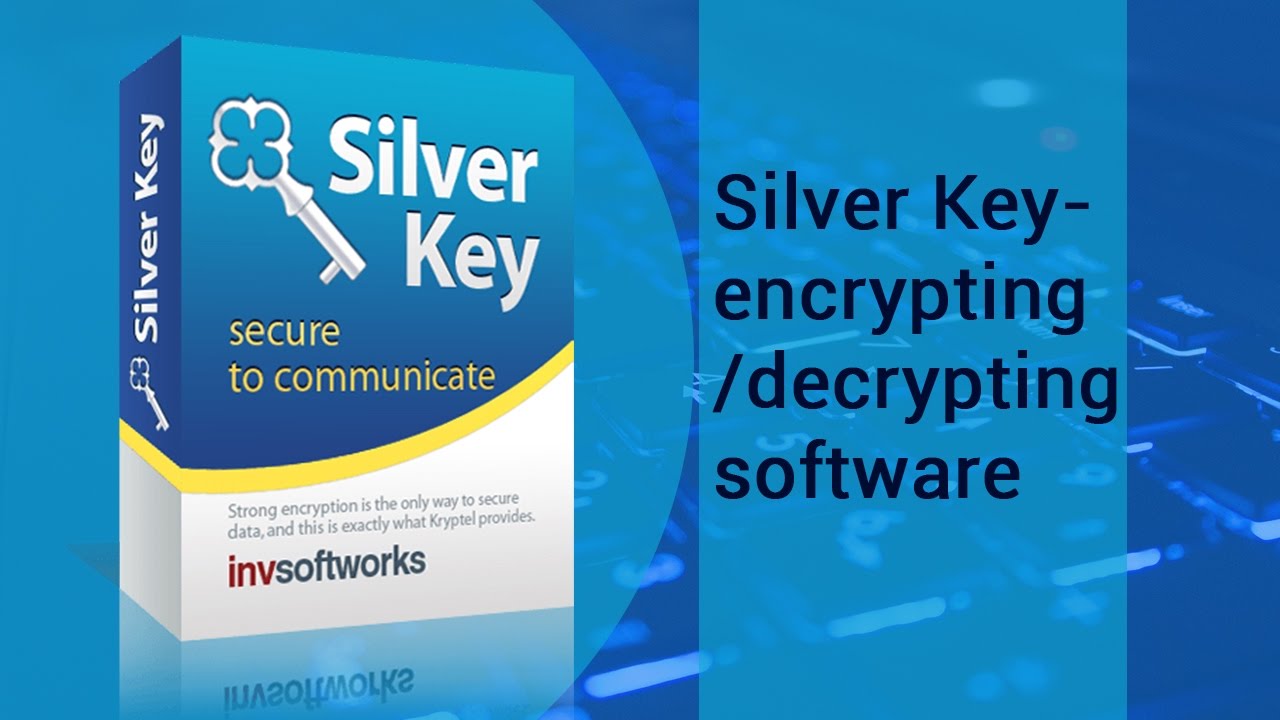 Silver Key- encrypting/decrypting software | tutorial by TechyV