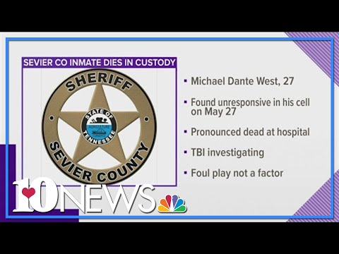 Sevier County inmate dies in custody