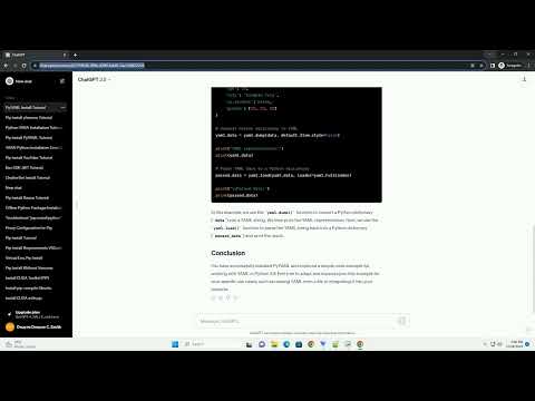 pip install yaml python 3 9