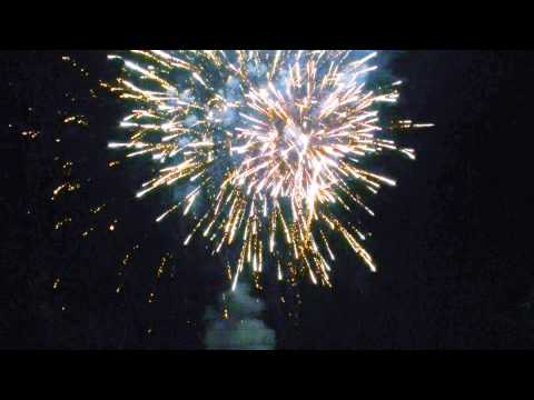Silver Blue Red BC100F1 100 Shot 40 mm Display Fireworks Cake